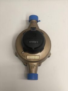 badger 1" m55 water meter frb direct read cubic feet