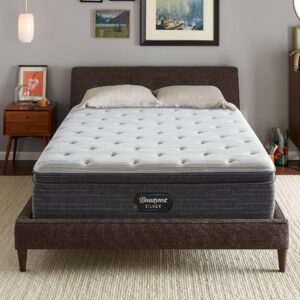 beautyrest silver brs900 13 inch plush euro top mattress, king, mattress only