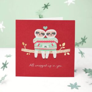 American Greetings Romantic Holiday Card (Favorite Place to Be)