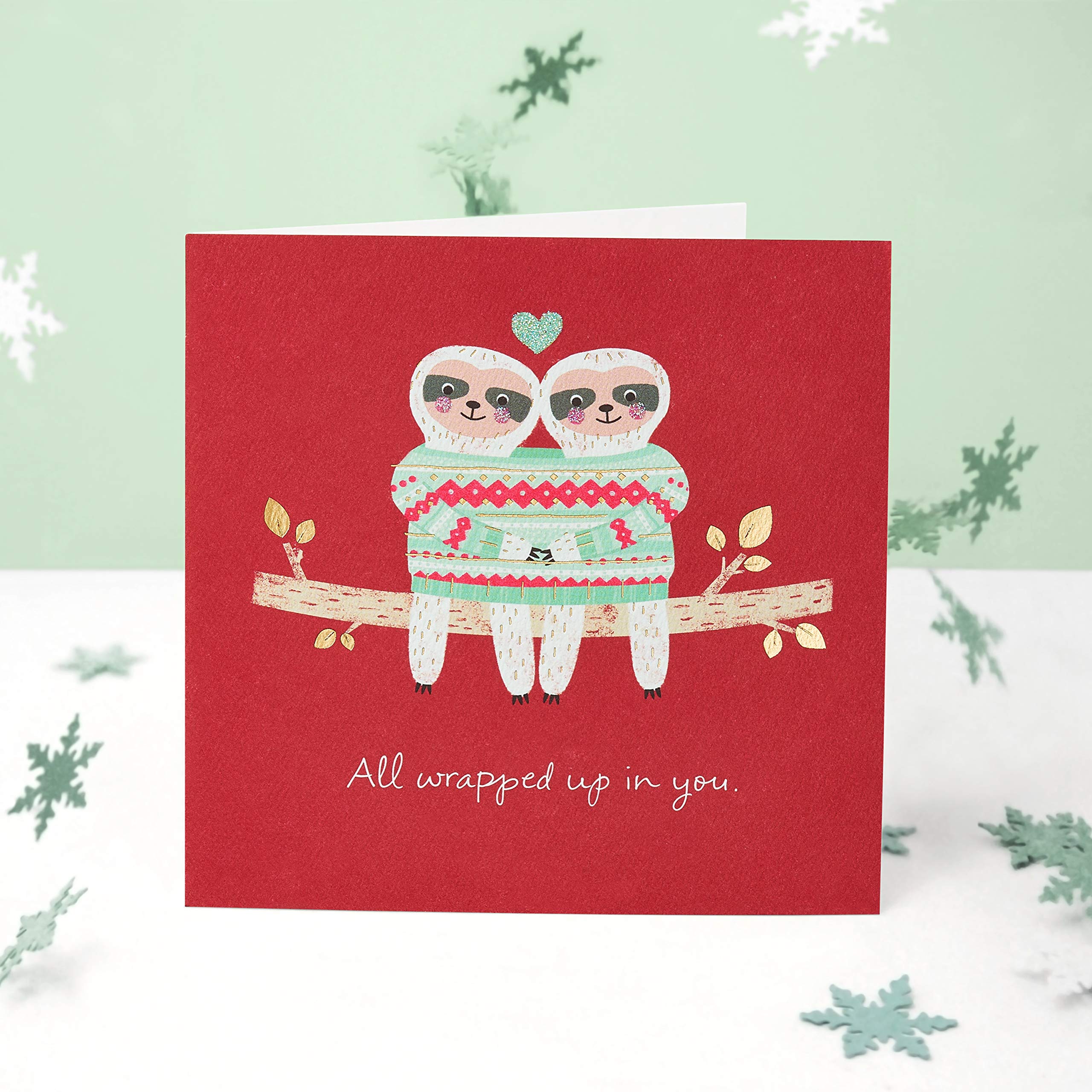 American Greetings Romantic Holiday Card (Favorite Place to Be)