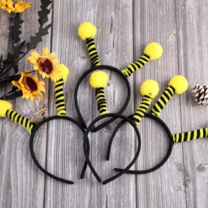 Yaomiao 8 Pieces Bee Antenna Headbands Tentacle Hair Bands for Kids Women Halloween Cosplay Costume Accessories Party Favors