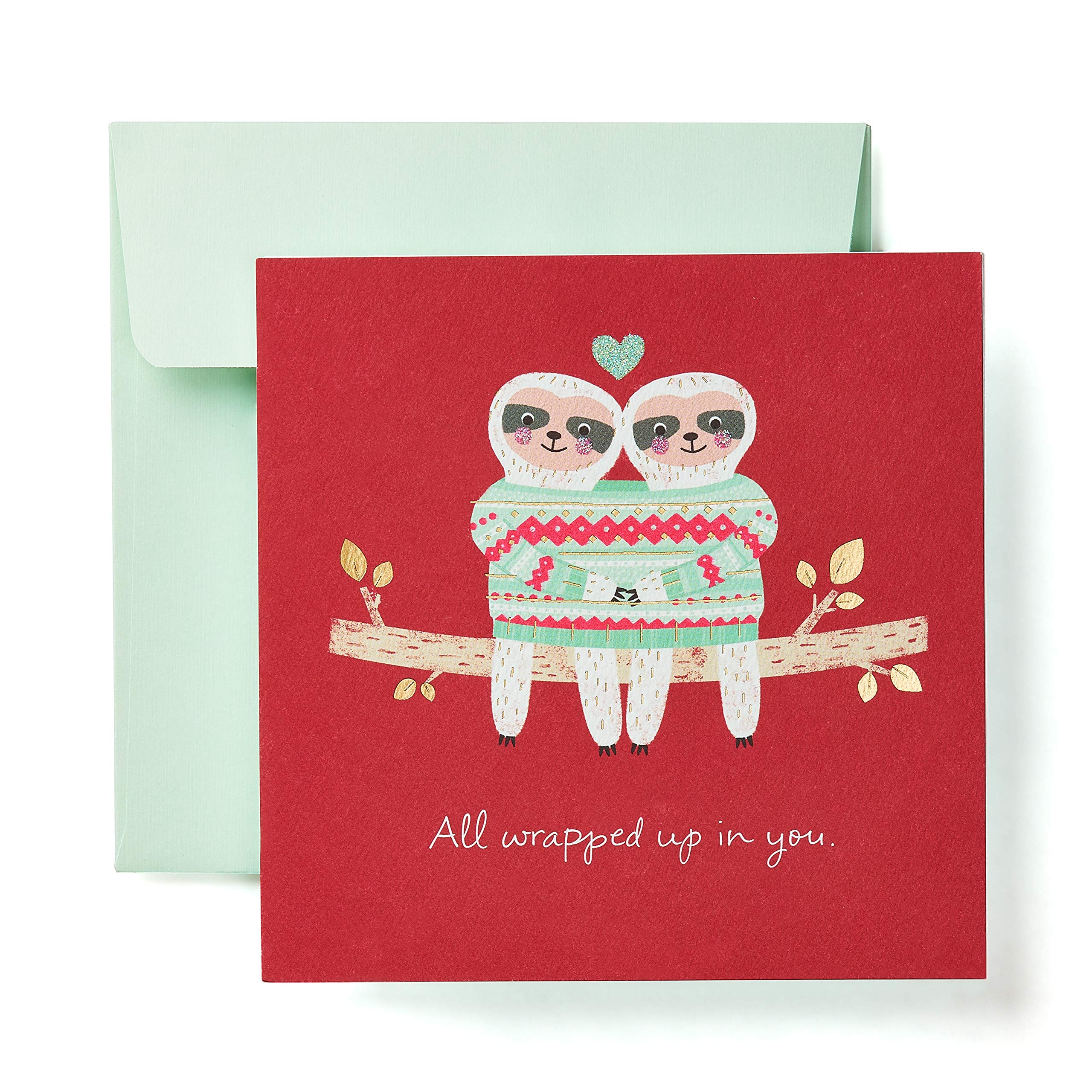 American Greetings Romantic Holiday Card (Favorite Place to Be)