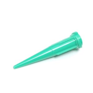 sanants 18 gauge 1.24 inch blunt plastic tapered tip dispensing fill needle,rigid,precision filling,green 20 pcs