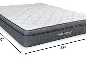 GhostBed Flex 13 Inch Cool Gel Memory Foam & Innerspring Hybrid Mattress, Medium Feel, Made in The USA, Twin XL