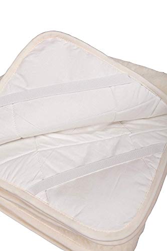 Mattress Topper Sheet Protector Underblanket Extra Thick Mattress pad Cover Woolmark Under Blanket (King 76" x 80" - 190 x 200 cm)