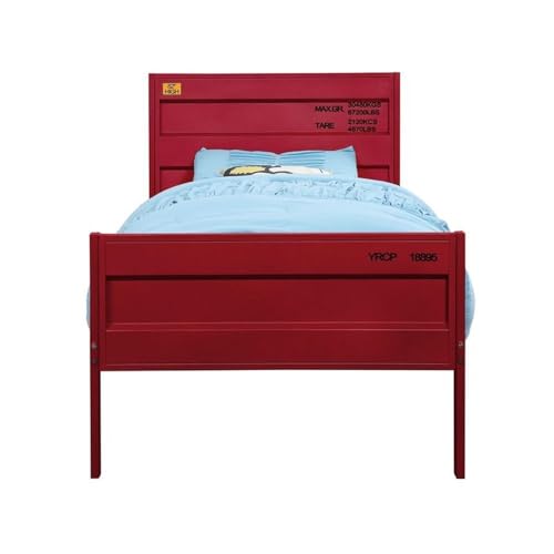 Acme Cargo Twin Panel Kids Bed in Red