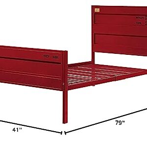 Acme Cargo Twin Panel Kids Bed in Red