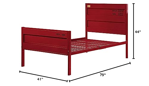 Acme Cargo Twin Panel Kids Bed in Red