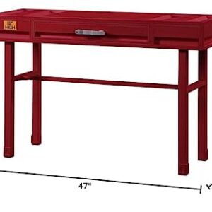 Acme Cargo Vanity Desk in Red