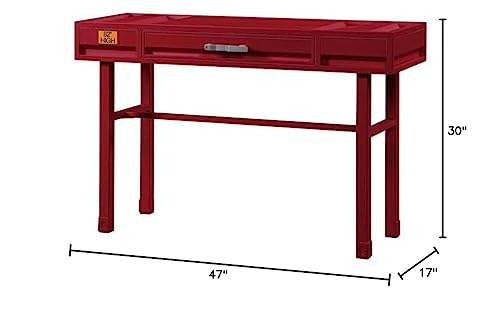 Acme Cargo Vanity Desk in Red