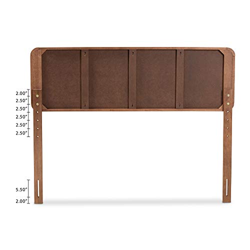 Baxton Studio Headboards, Queen, Ash Walnut