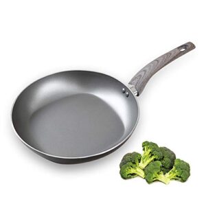 not a square pan 9.5 inch classic nonstick square fry pan, gray