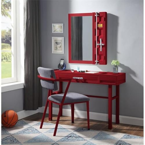 Acme Cargo Vanity Desk in Red