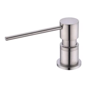 ekrte sink soap dispensers,brass commercial kitchen soap dispenser liquid lotion dish dispenser built in soap dispenser brushed nickel bathroom soap dispensers pump, refill from the top