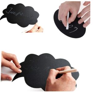 Photo Booth Props Kit,Writable Black Paper Card Board Photographing Props for Wedding Birthday Prom Party Favor(10pcs with Different Shapes)