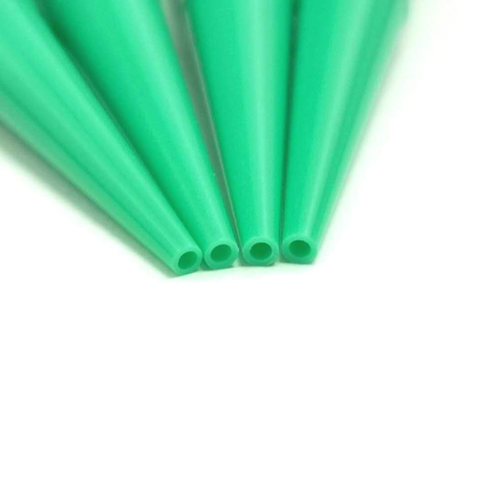 SANANTS 18 Gauge 1.24 Inch Blunt Plastic Tapered Tip Dispensing Fill Needle,Rigid,Precision Filling,Green 20 PCS