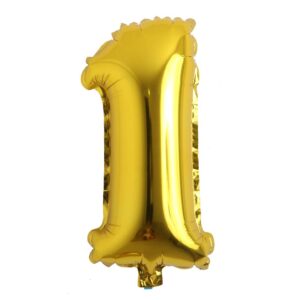 32 inch letter balloons gold alphabet number balloons foil mylar party wedding bachelorette birthday bridal shower graduation anniversary celebration decoration (32 inch 1 gold)