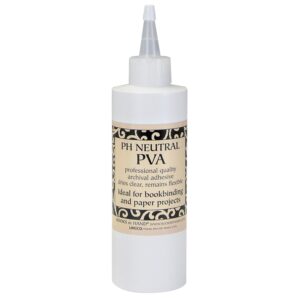 books by hand, ph neutral pva adhesive, archival quality and acid-free, dries clear - 8 ounce