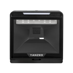 yanzeo ys868 laser flatbed desktop omnidirectional bar code reader high speed automatic 1d laser barcode scanner image