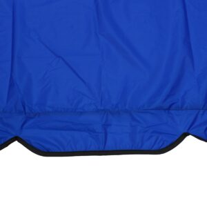 Patio Swing Cushion Cover Swing Seat Cover Replacement for 3 Seat Swing Chair Dustproof Protection 150X50X10CM, Cover Only (Blue)