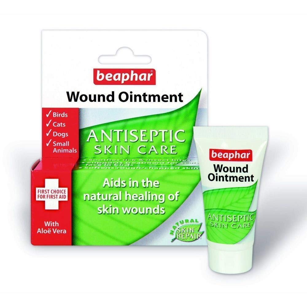 Beaphar Wound Ointment Antiseptic Skin Care for Dogs Cats & Small Animals 30ml