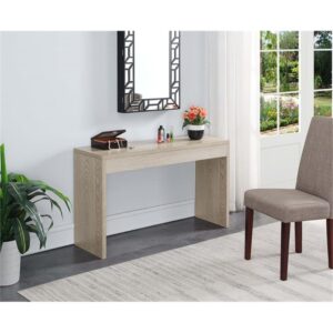 Convenience Concepts Northfield Hall Console Desk Table, Ice White