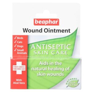 Beaphar Wound Ointment Antiseptic Skin Care for Dogs Cats & Small Animals 30ml