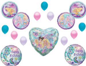 c and s party supply mermaid happy birthday party balloons decoration supplies ocean