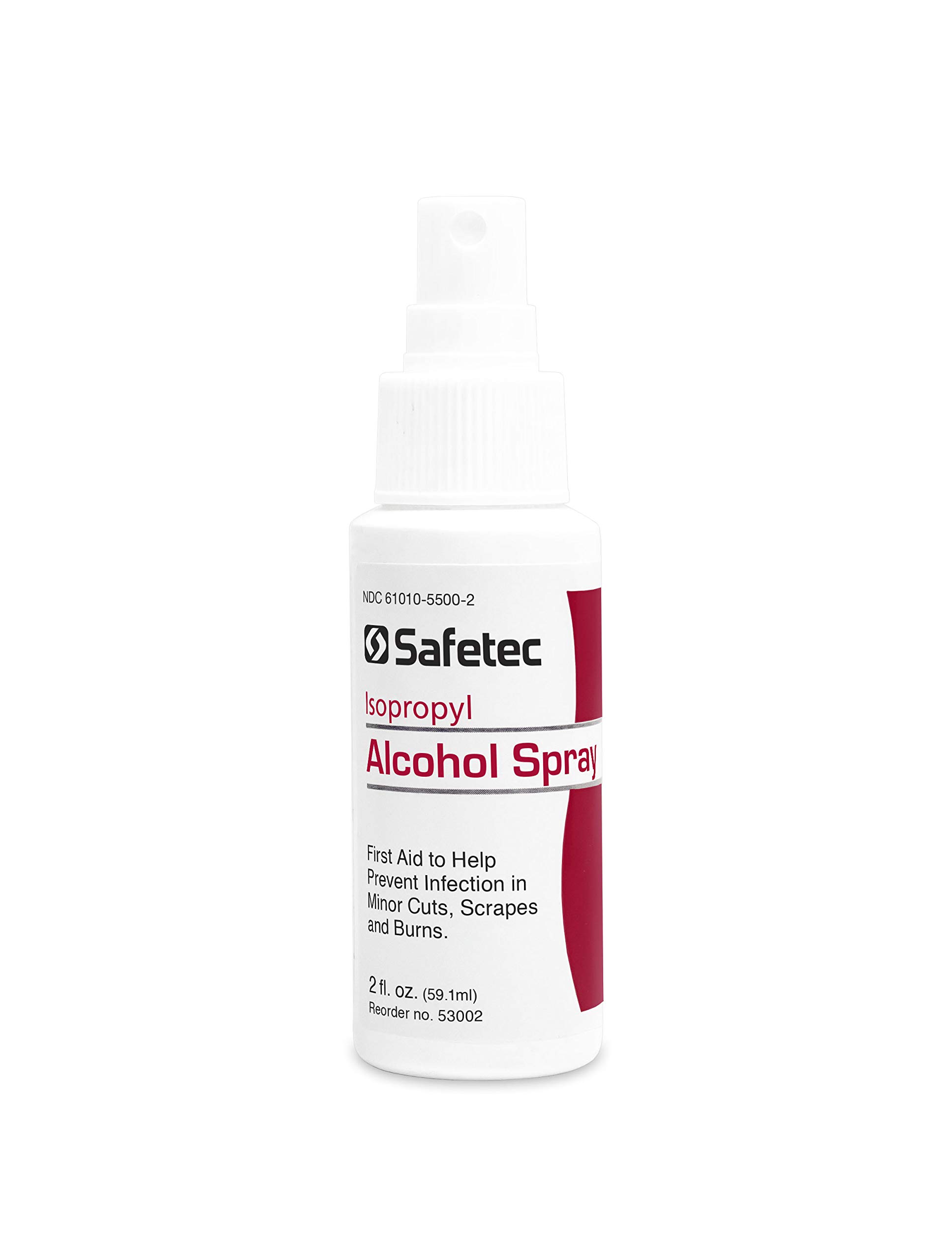 Safetec Isopropyl Alcohol Spray 2oz (Pack of 6)