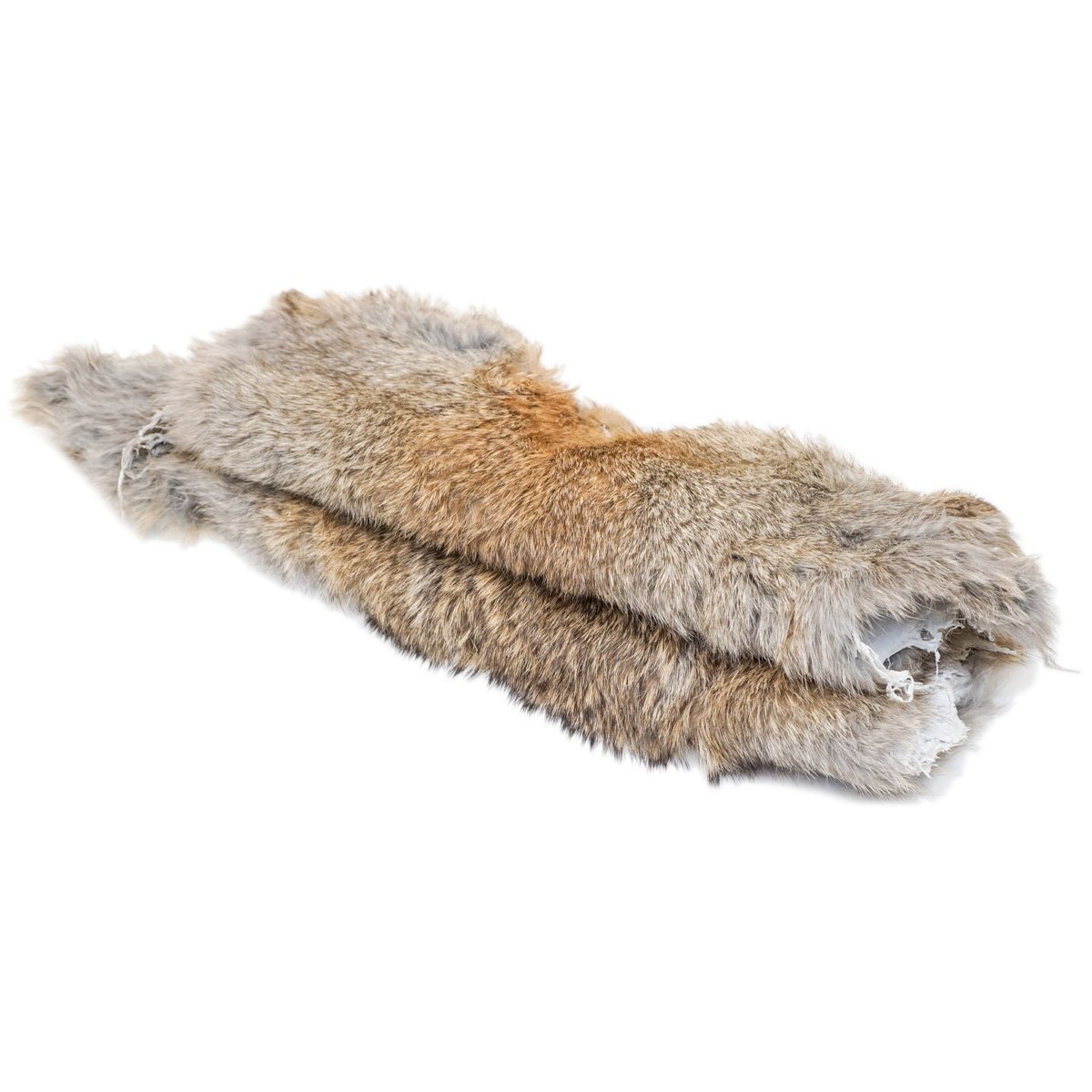 SLC Genuine Earth Tone Rabbit Pelt for Décor & Crafts, Single Genuine Fur Hides