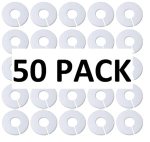 white round plastic blank rack size dividers - multi-pack (50)