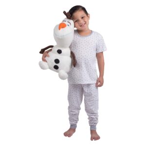 disney frozen 2 olaf kids bedding super soft plush cuddle pillow buddy, one size, by franco