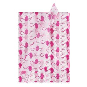 WRAPAHOLIC Gift Wrapping Tissue Paper - 24 Sheets 19.7x27.5 Inch Fuschia Flamingo Tissue Gift Wrap Paper Bulk for Packing, DIY Crafts