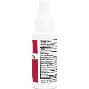 Safetec Isopropyl Alcohol Spray 2oz (Pack of 6)