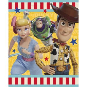 Unique Disney Toy Story 4 Plastic Loot Bags | 11" x 7.5" | 8 Pcs