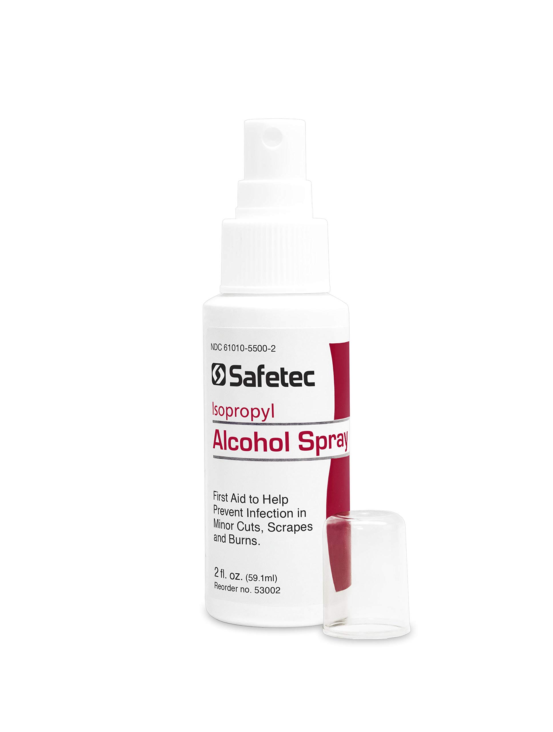 Safetec Isopropyl Alcohol Spray 2oz (Pack of 6)