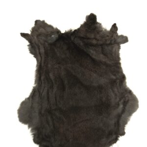 SLC Genuine Earth Tone Rabbit Pelt for Décor & Crafts, Single Genuine Fur Hides