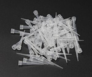 laboratory 0.5-10μl lab liquid pipette pipettor tips, universal pipette tips, 1000 pcs/bag (1000)