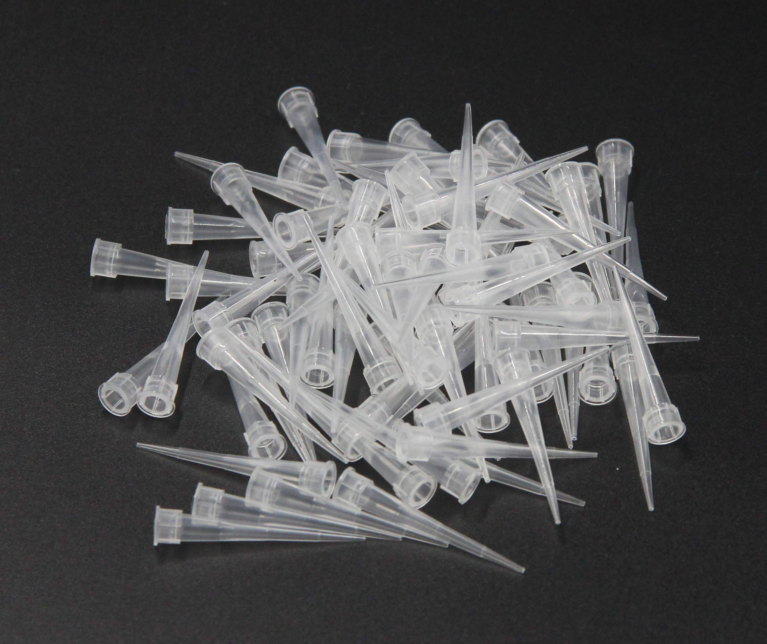 Laboratory 0.5-10μL Lab Liquid Pipette Pipettor Tips, Universal Pipette Tips, 1000 Pcs/Bag (1000)