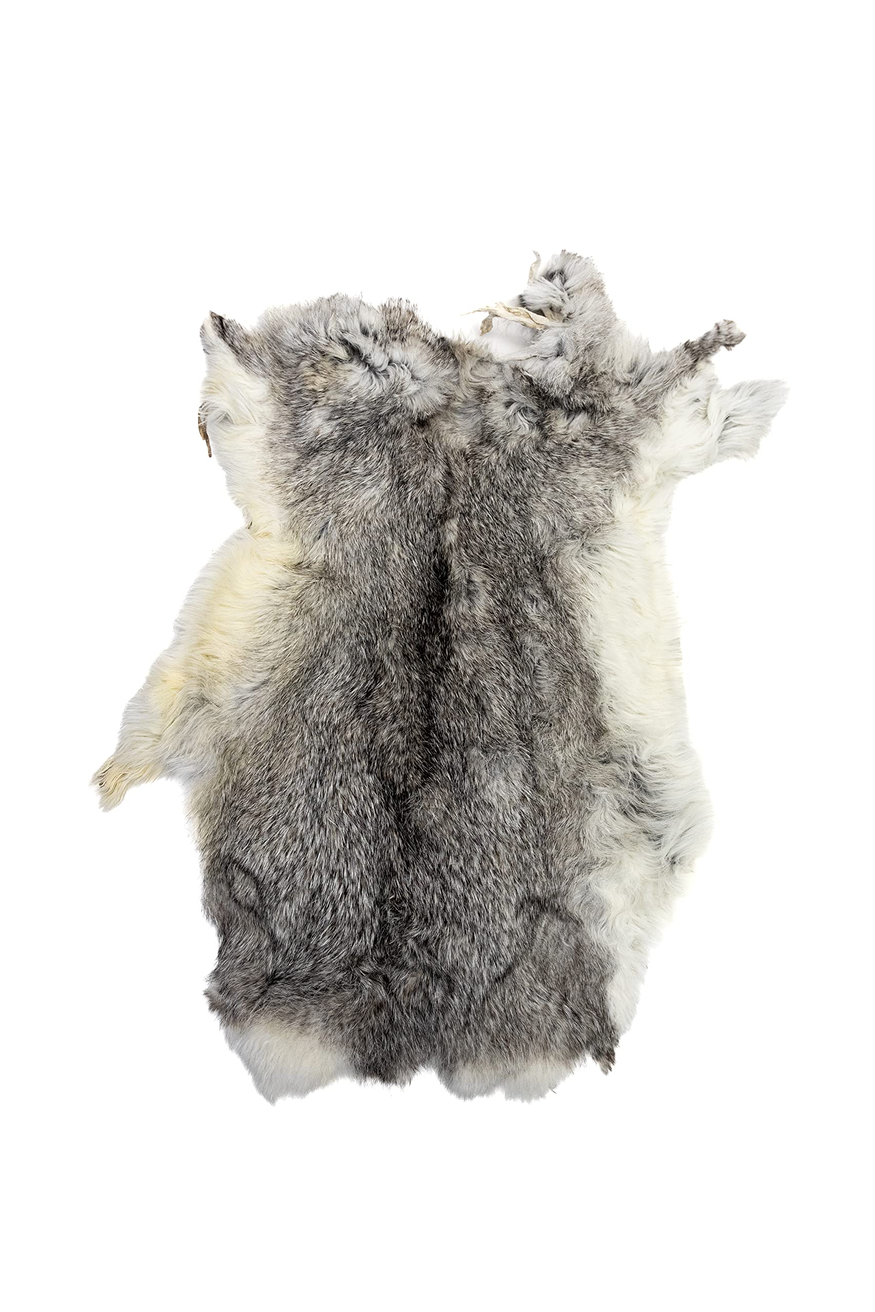 SLC Genuine Earth Tone Rabbit Pelt for Décor & Crafts, Single Genuine Fur Hides