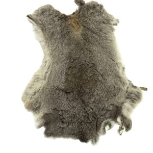 SLC Genuine Earth Tone Rabbit Pelt for Décor & Crafts, Single Genuine Fur Hides