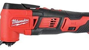 Milwaukee 2626-20 M18 18V Lithium Ion Cordless 18,000 OPM Orbiting Multi Tool with Woodcutting Blades and Sanding Pad with Sheets Included (Battery Not Included, Power Tool Only) (Renewed)