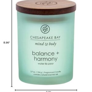 Chesapeake Bay Candle Peace + Tranquility, Balance + Harmony, Serenity + Calm Scented Candle Gift Set, Small Jar (3-Pack), Assorted