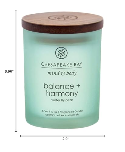 Chesapeake Bay Candle Peace + Tranquility, Balance + Harmony, Serenity + Calm Scented Candle Gift Set, Small Jar (3-Pack), Assorted