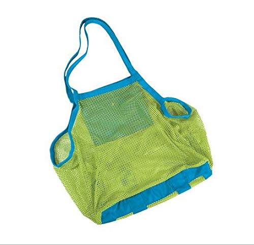 Large Mesh Beach Bag Childrens' Toy Storage Swimming Equipment Storage Bag Laundry Tote Backpack,Stay Away from Sand and Water