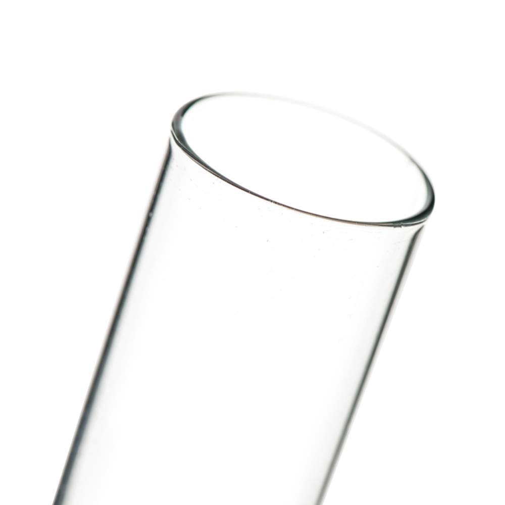 Dinglab,10 Pcs 25x100mm,Lab Glass Test Tube,35ml,OD 25mm,Length 100mm