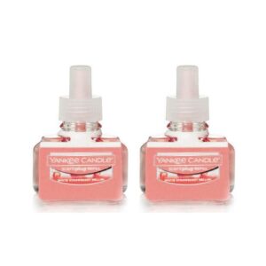 yankee candle 2 pack of white strawberry bellini scentplug refill 0.6 oz.