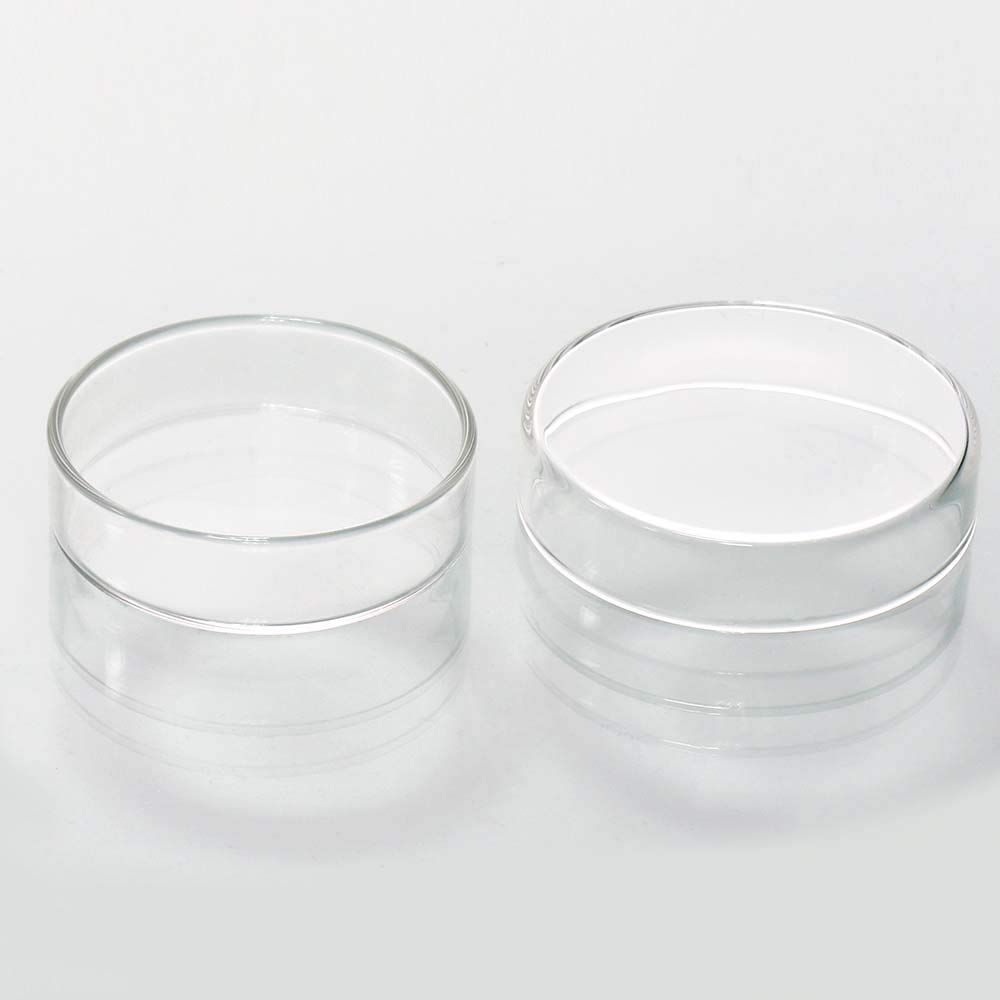 ULAB Glass Petri Dishes, Tissue Culture Plate, Dia.100x20mm, 3.3 Borosilicate Glass Material, Pack of 5, UMS1003