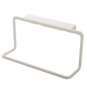 Towel Rack Hanging Holder Organizer Bathroom Kitchen Cabinet Cupboard Hanger - HHmei Plastic Non-Marking rag Hanging (Blue)