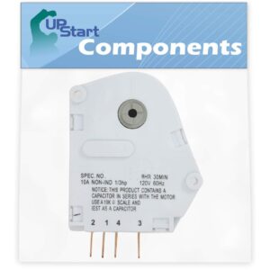 215846602 defrost timer replacement for frigidaire frt18b4aw6 refrigerator - compatible with 215846602 refrigerator defrost timer - upstart components brand